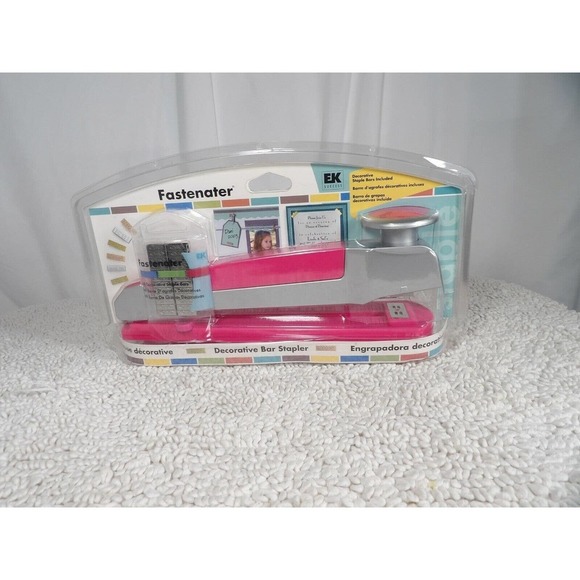 Ek Success | Other | Ek Success Fastenater Pink Bar Stapler With 48 ...